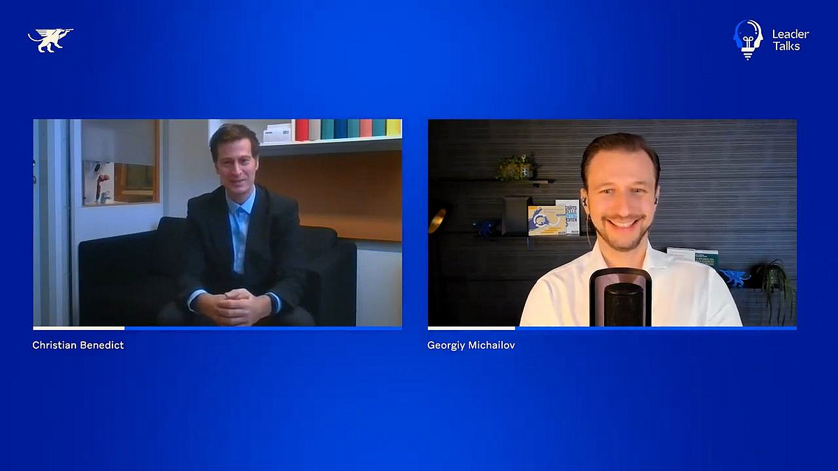 Georgiy Michailov meets Prof. Christian Benedict